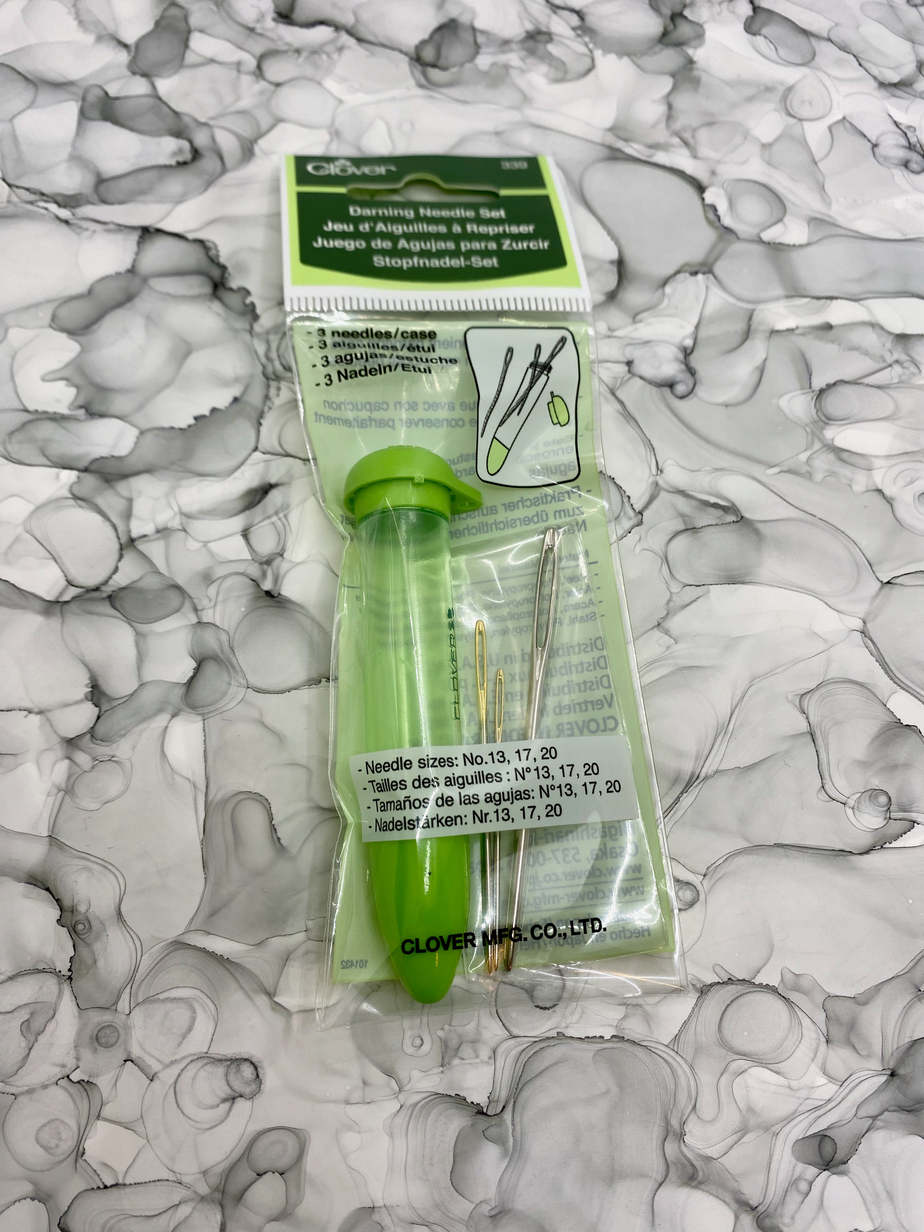 "Chibi" Darning Needles Set in case by Clover – Seed Stitch Studio